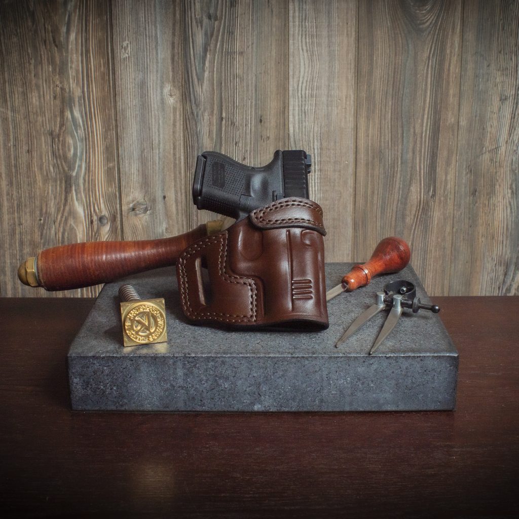 Quickship Sig P365 OWB Texas Cross Draw Leather Holster