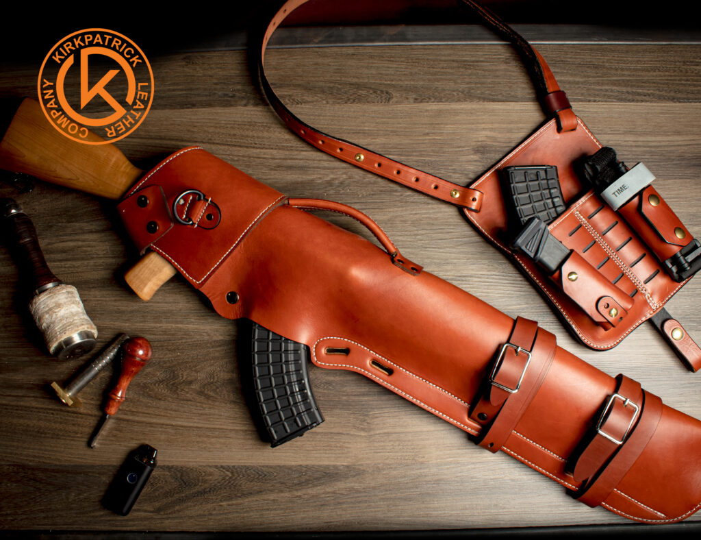 AK47 Leather Scabbard - Kirkpatrick Leather Holsters